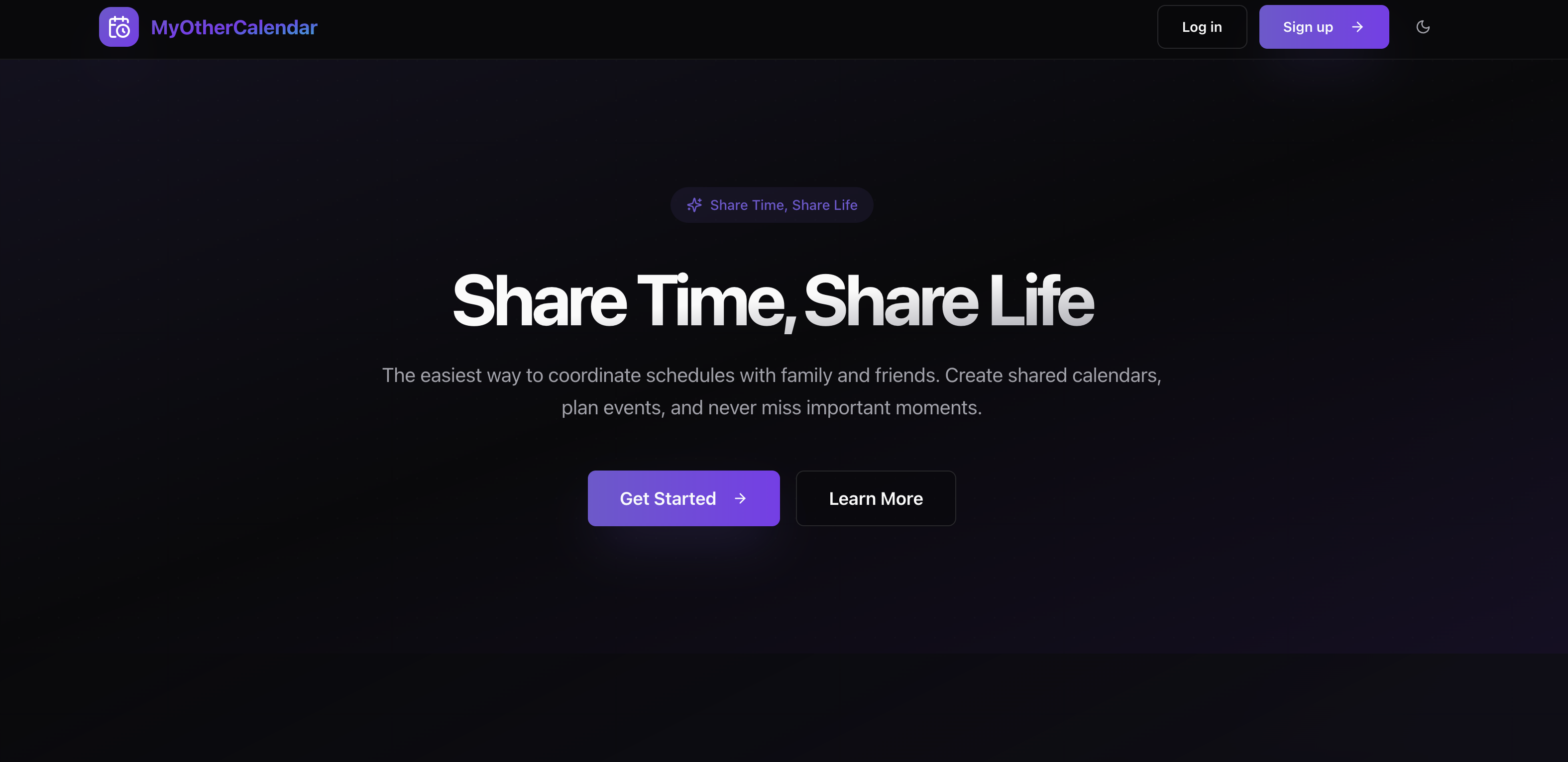 MyOtherCalendar - Shared Calendar & Planner for Friends and Family